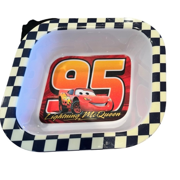 Disney | Dining | Disneys Pixar Cars Melamine Bowl Lightning Mcqueen 95 ...
